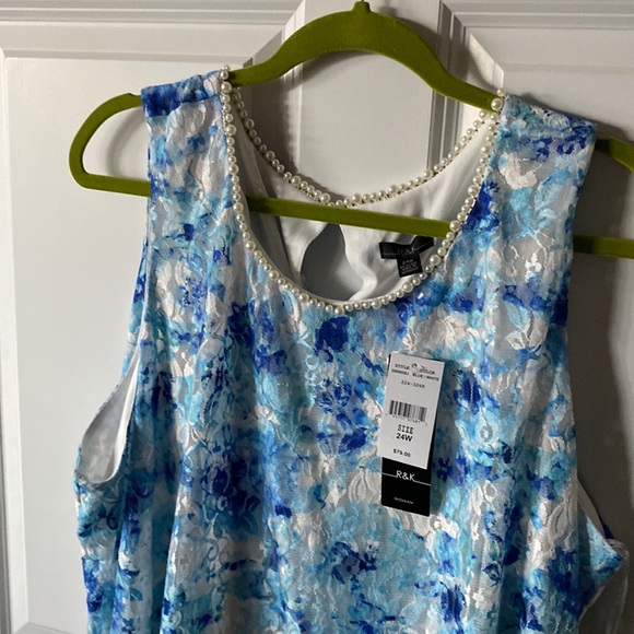 R and K | Dresses | Rk Dress With Pearls Around The Neck | Poshmark